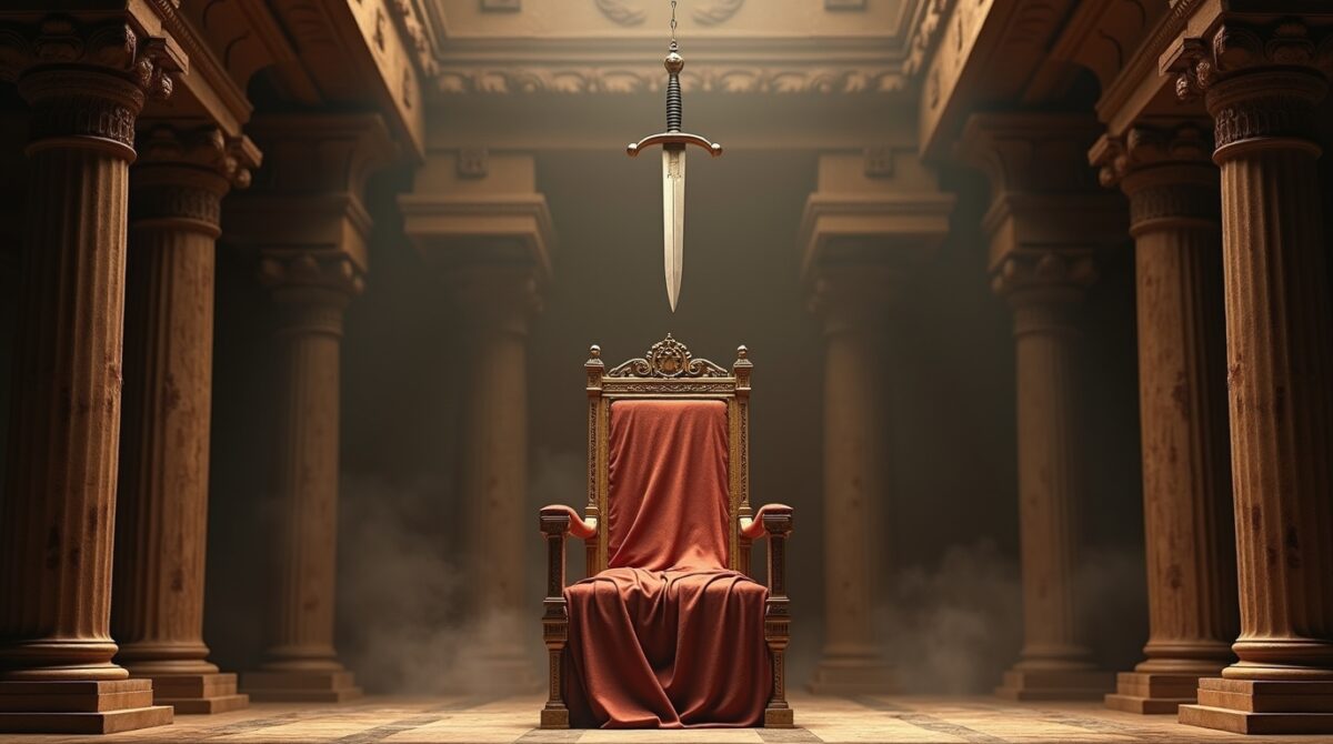 Damocles e a espada suspensa: lições atemporais sobre poder